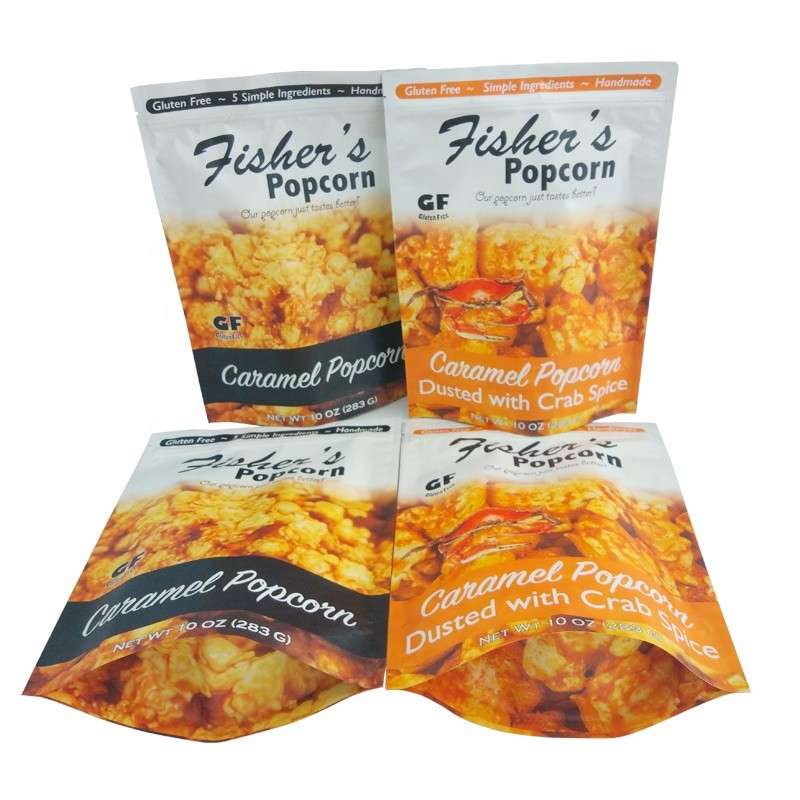 อาหารแห้งพลาสติกยืนขึ้น RoHS ถุงบรรจุภัณฑ์ซิป